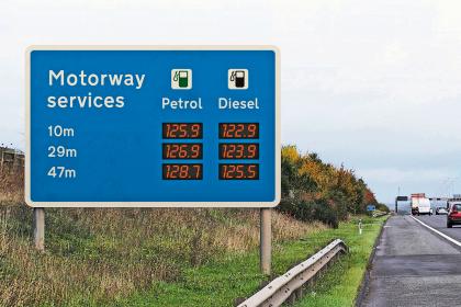 News: Motorway fuel price signs on the way! | XLCR Vehicle Management Ltd